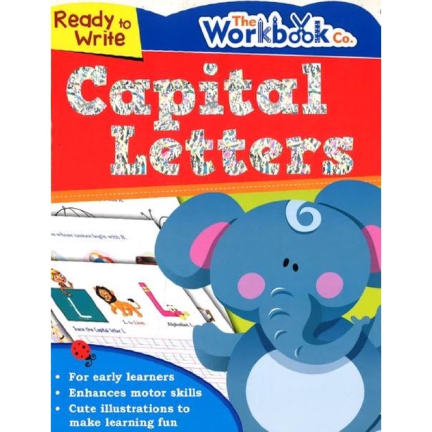 THE WORKBOOK Pattern Writing, Capital & Small Letters, Numbers 1-100 ...