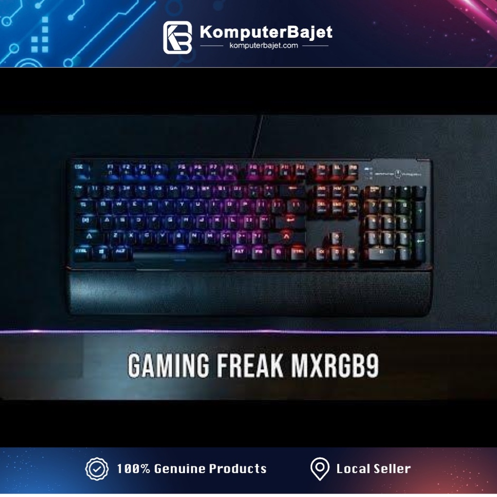 Gaming Freak GF-MP MXRGB9 Mechanical Full RGB Gaming Keyboard | Shopee ...