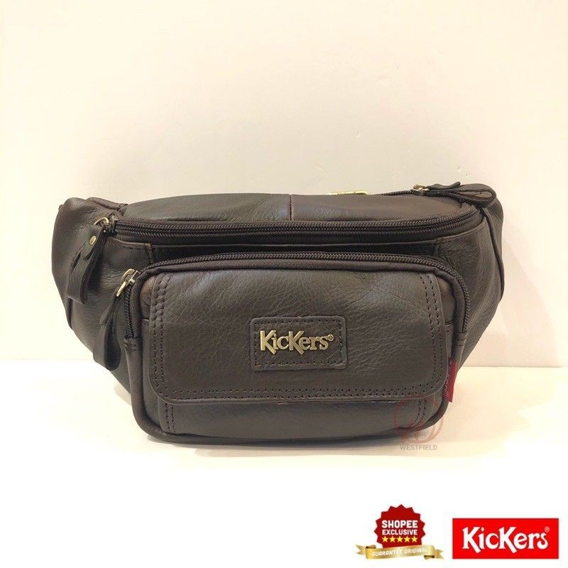 Original Kickers Leather Waist/Chest Bag KIC-W-78273 | Shopee Malaysia
