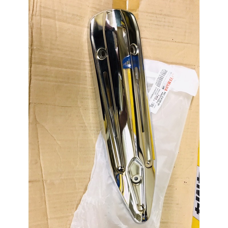 LC135 NEW V2 V3 V4 LC 4S 5S PROTECTOR MUFFLER CHROME STD EXHAUST COVER ...