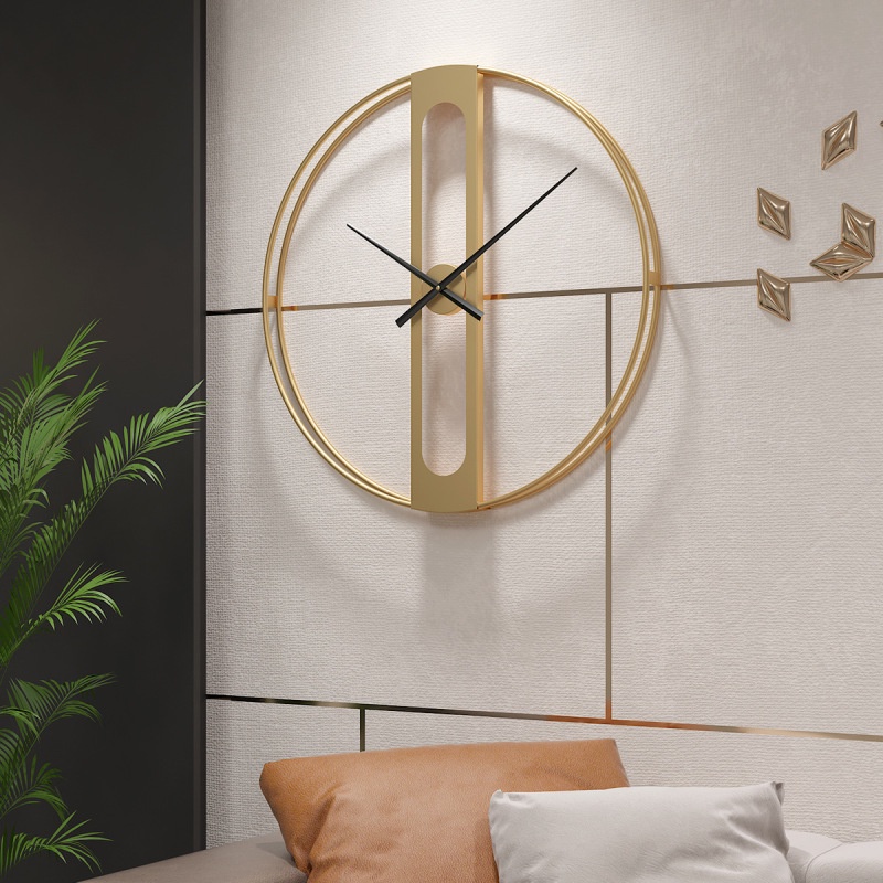 Jam Dinding Besar Ruang Tamu 27.5in Modern Wall Clock Silent Non ...
