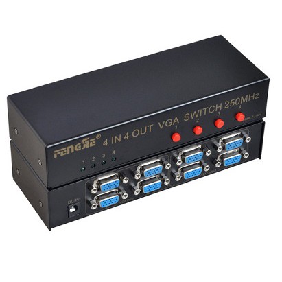 4 in 4 out VGA Matrix Switch Splitter | Shopee Malaysia
