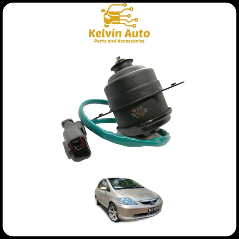 OEM Honda City SEL 03' Radiator Fan Motor (Anti-Clock/Matsuba Type ...