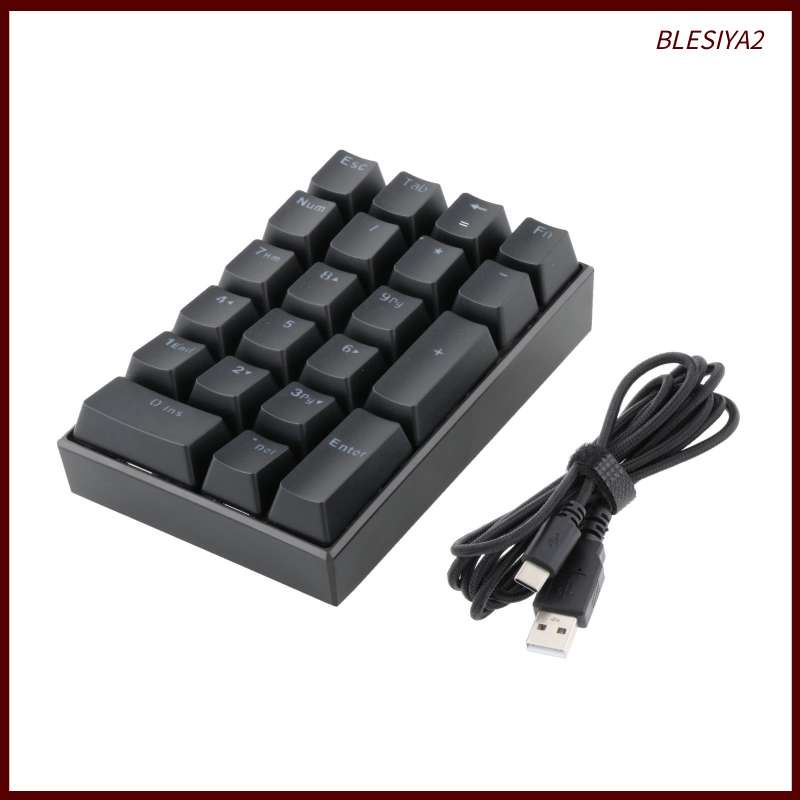 [blesiyaedMY] K23 Mini LED Backlit Gaming Keypad 21-Key Numeric Keypad ...