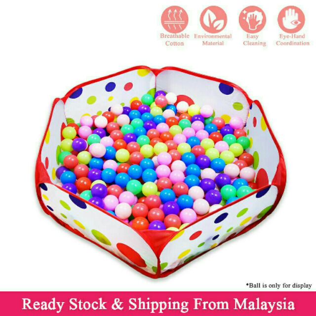 🔥HOT ITEM🔥 Foldable Pool Tent with Ocean ball Pit Pool | Shopee Malaysia