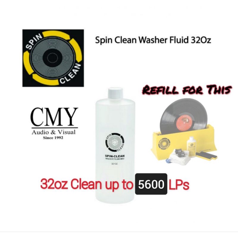 Spin CleanWasher Fluid 32Oz Refill For Spin Clean Washer | Shopee Malaysia