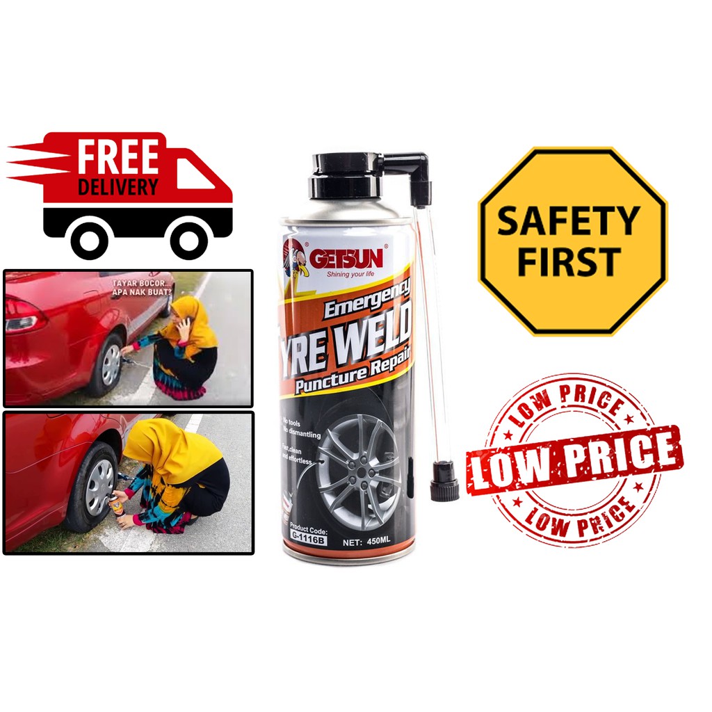 🔥HOT SALE🔥Emergency Tyre Weld Puncture Repair/Tyre Sealer (450ml ...