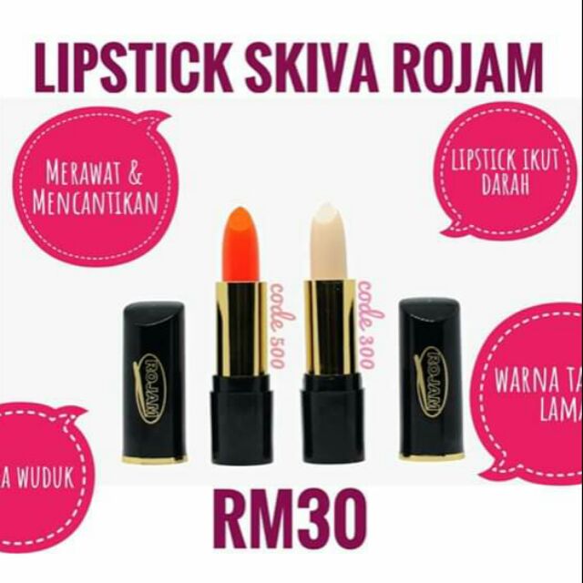 ROJAM LIPSTIK..original lipstik..produk halal..mesra wuduk.. | Shopee ...