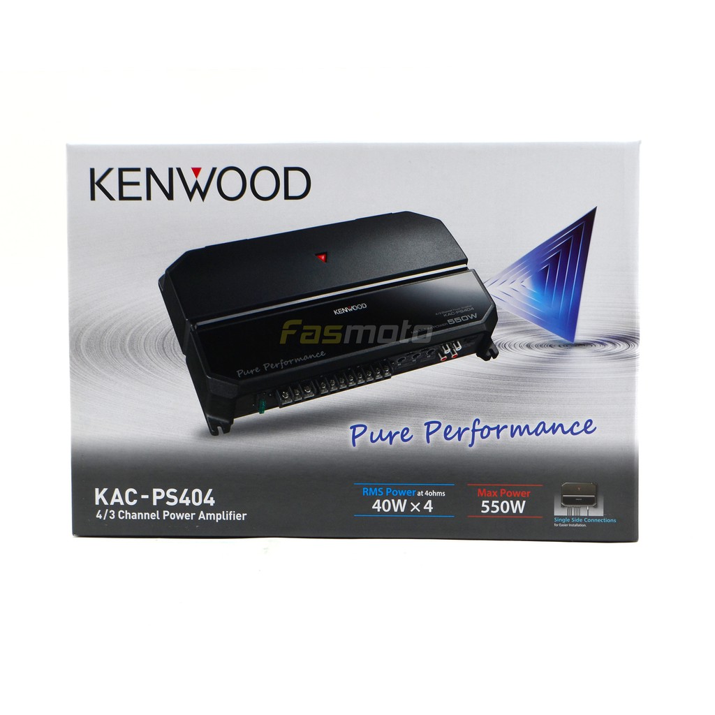 KENWOOD KAC-PS404 4/3/2 Channel Amplifier 40W x 4 (4ohms) | Shopee Malaysia