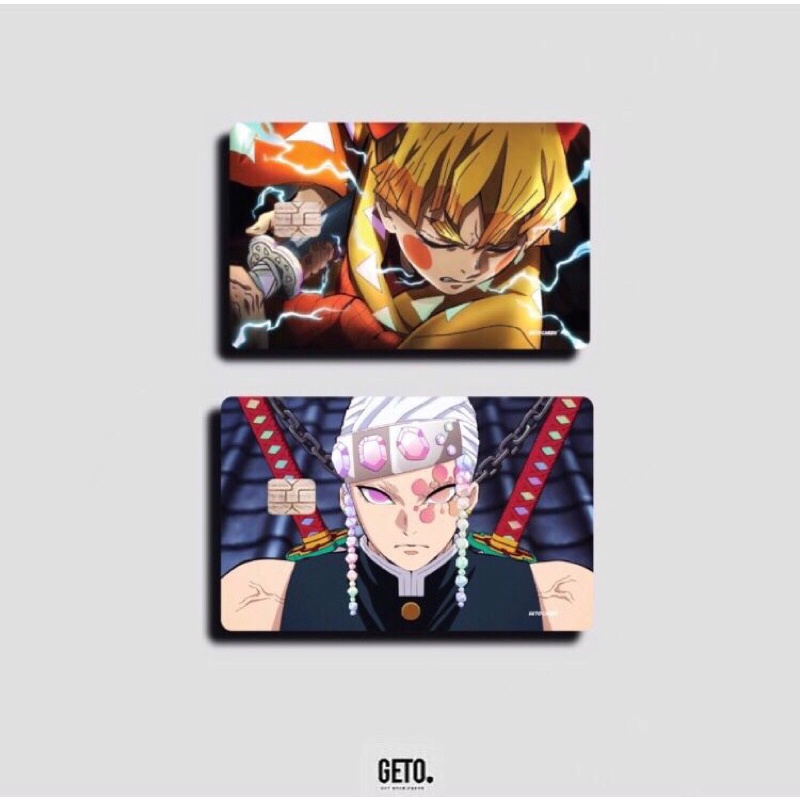 GETO CARDS MALAYSIA DEMON SLAYER SKIN CARD ANIME EDITION WITH HOLOGRAM ...