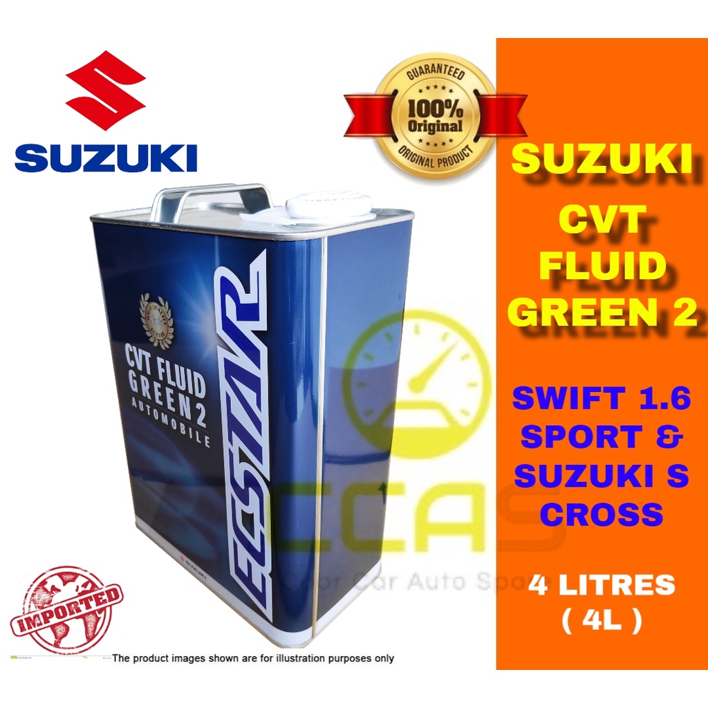 Suzuki CVT Fluid Green2 ECSTAR 4Litres - Suzuki Swift 1.6 Sport ...