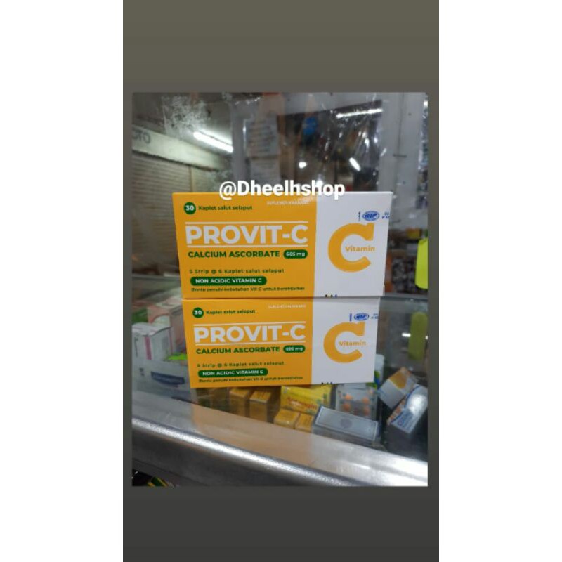 Provit C CONTAINS 30 CAPLETS | Shopee Malaysia