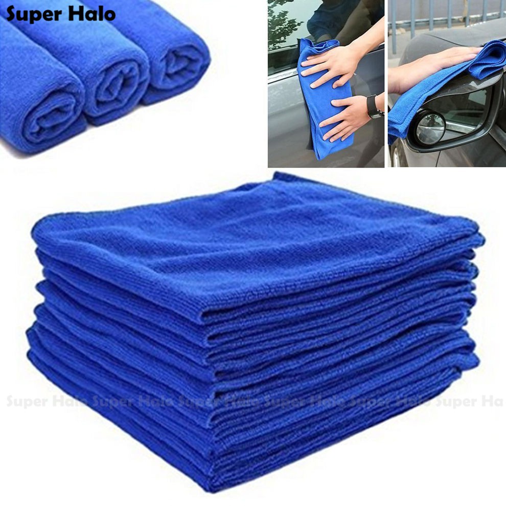 【NEW】Soft Auto Car Microfiber Wash Cloth Cleaning Towels | Shopee Malaysia