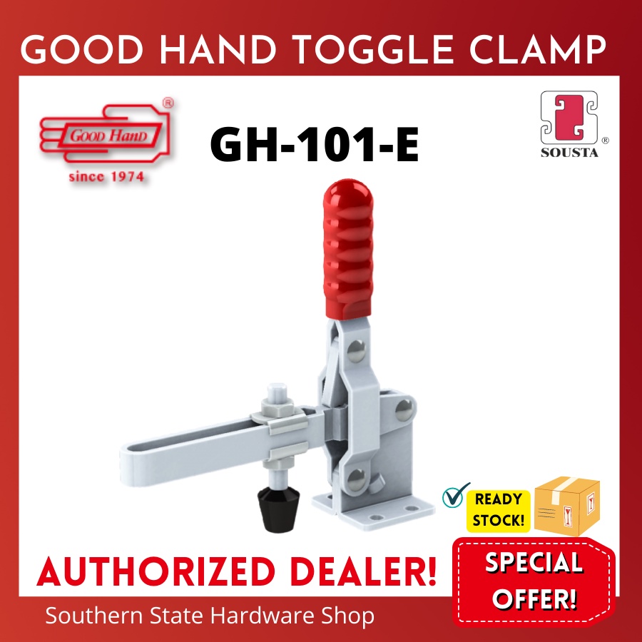 GH-101-D, GH-101-DI, GH-101-E GOOD HAND VERTICAL HANDLE TOGGLE CLAMPS GH-101-D, GH-101-DI, GH ...