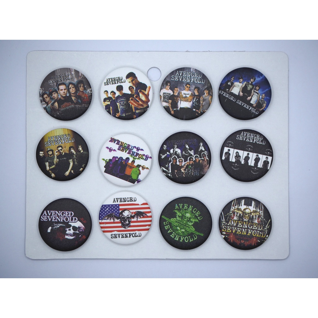 Avenged Sevenfold Brooch Avengers Seven Flo(Badge Set) | Shopee Malaysia