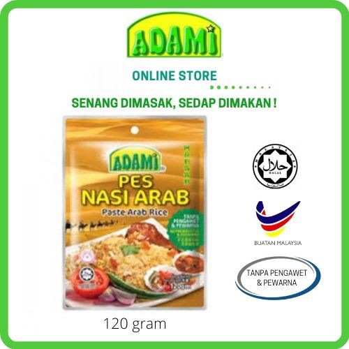 Adami Pes Nasi Arab (120 gram) @ Expire 2028 | Shopee Malaysia