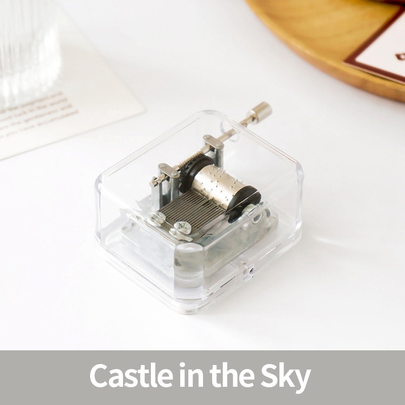 Vintage Transparent Music Box Creative Music Box Valentines Day /Mother ...