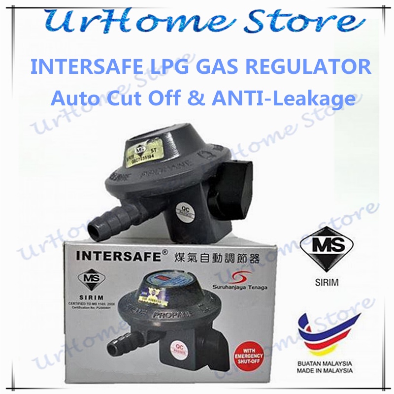 【NEW】INTERSAFE LPG GAS REGULATOR (Auto Cut Off If Leakage) | KEPALA GAS ...