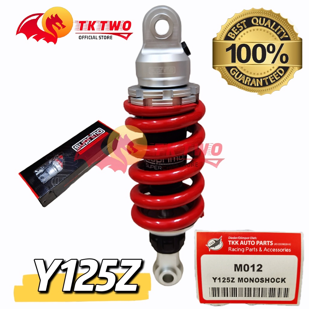 (M012) Y125Z MONOSHOCK ADJUSTABLE SUPRIMO ABSORBER SPRING MONO HEAVY ...