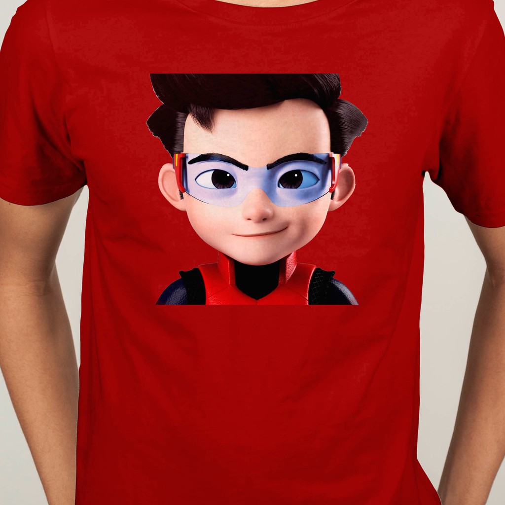 AGENT ALI SHIRT 08 EJEN ALI face smile glasses - AGENT ALI TSHIRT AGENT ...