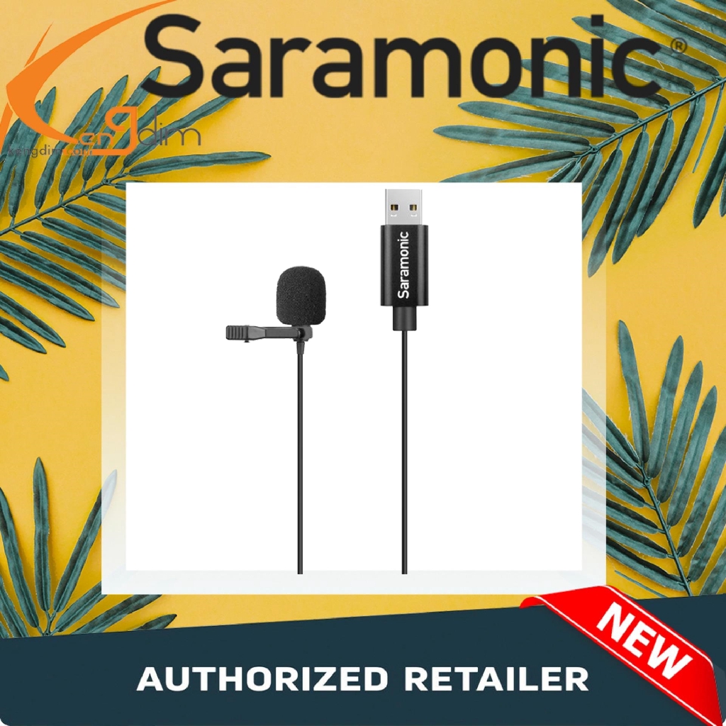 Saramonic SR-ULM10L Omnidirectional USB Lavalier Microphone (19.7' Cable) | Shopee Malaysia