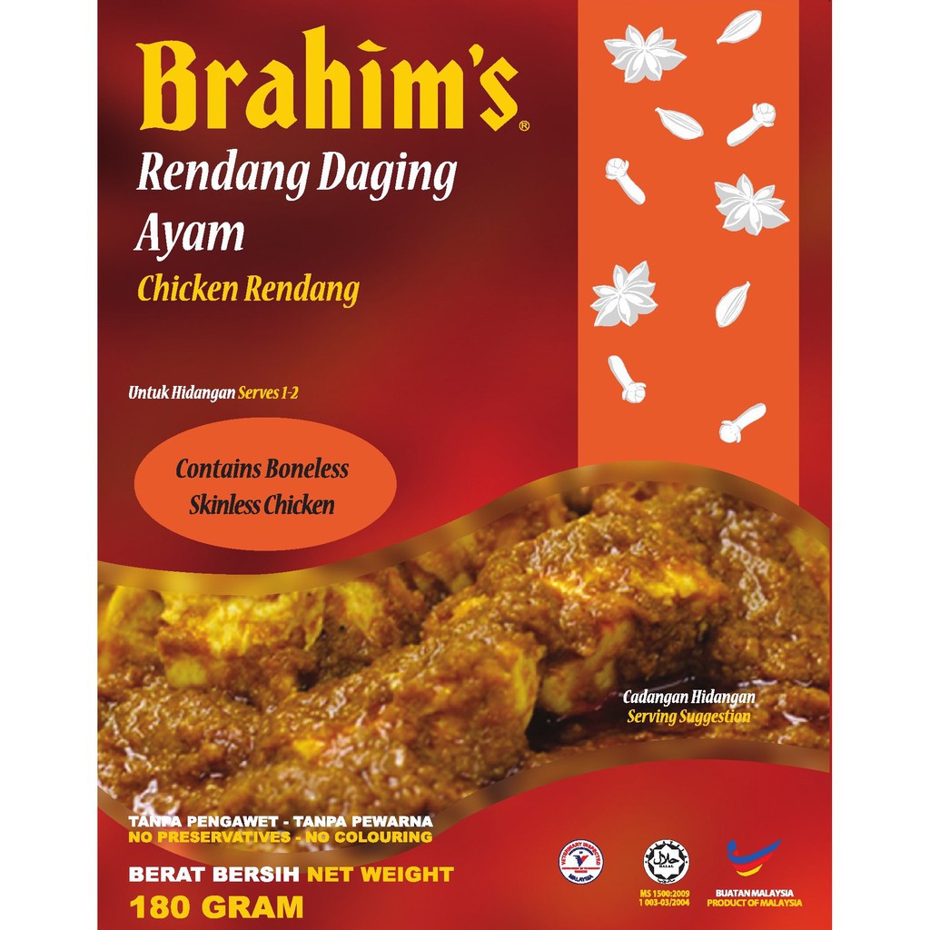 [Ready Stock] Brahim's Meals Ready To Eat Sedia Makan Ayam Daging Ikan ...