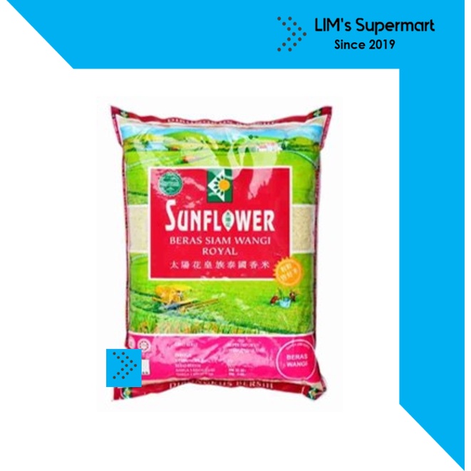 Beras Siam Wangi Sunflower 1kg | Shopee Malaysia