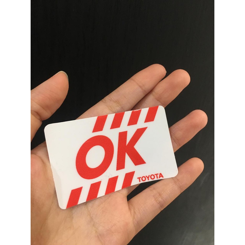 Toyota OK Sticker | Shopee Malaysia