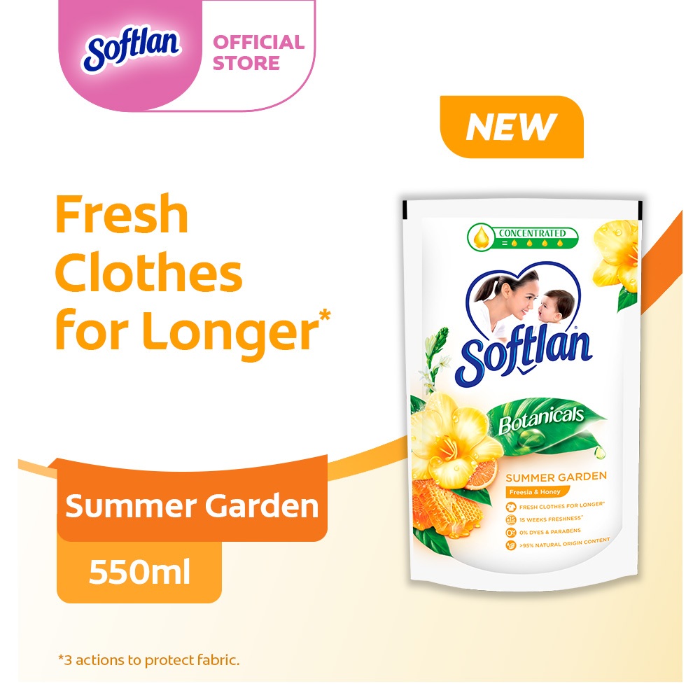 Softlan Botanicals Summer Garden 550ml | Shopee Malaysia