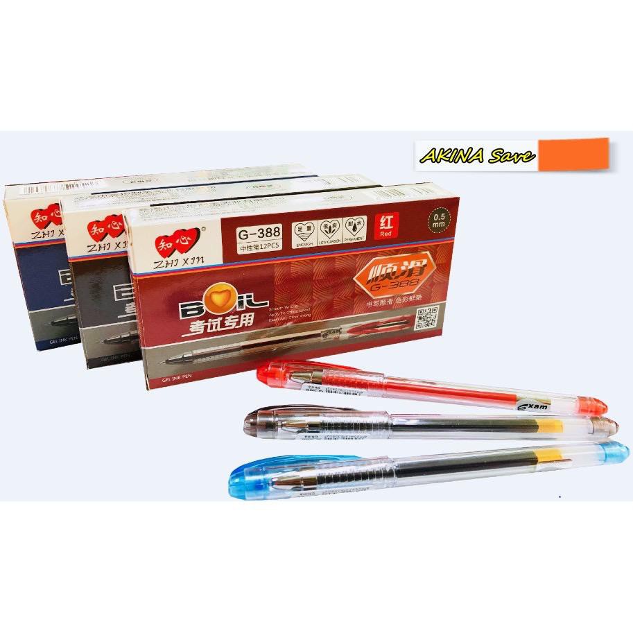 [ BEST & SAVE ] 12’s G-388 Zhi Xin Boil Love Gel Pen Ink Pen 0.5 mm ...