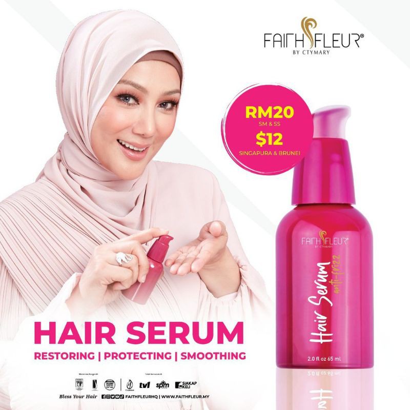 HAIR SERUM HAIR TONIC FAITH FLEUR BY Ct Mary Rambut Gugur Rosak ... HAIR SERUM HAIR TONIC FAITH FLEUR BY Ct Mary Rambut Gugur Rosak ...