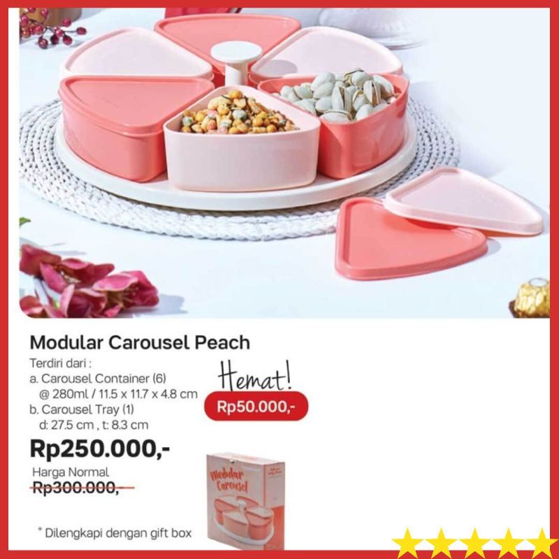 MODULAR CAROUSEL TUPPERWARE | Shopee Malaysia
