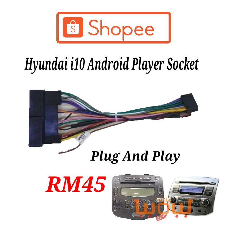 Hyundai i10 Android Player Socket | Shopee Malaysia
