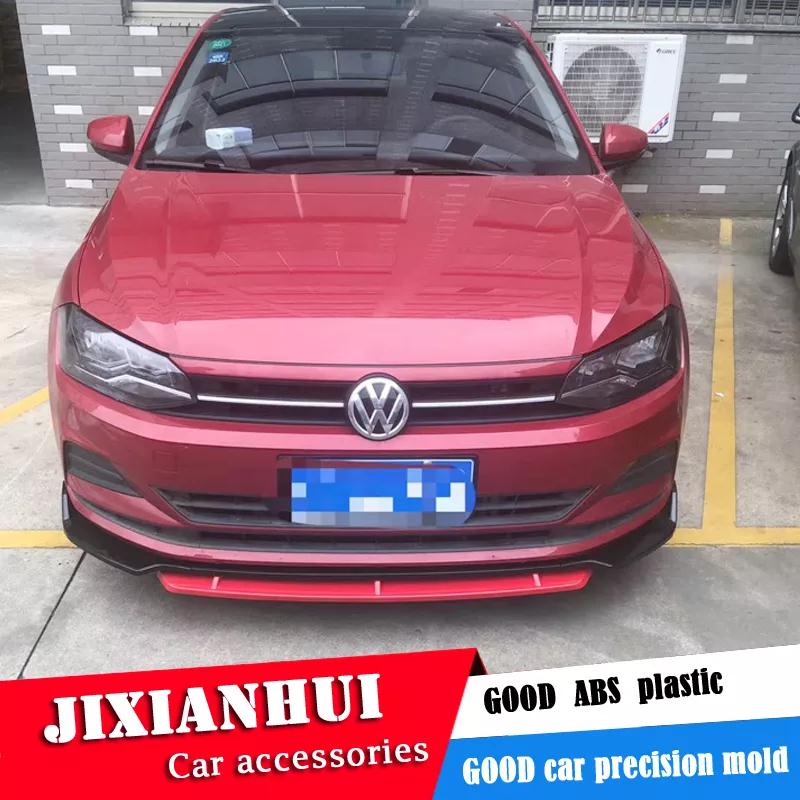 For Volkswagen POLO Body kit spoiler 2019-2020 For POLO 4DEC ABS Rear ...