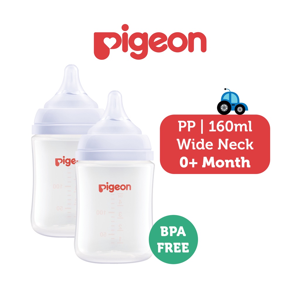 Pigeon Softouch PP Bottle 160ml Twin Pack | Shopee Malaysia