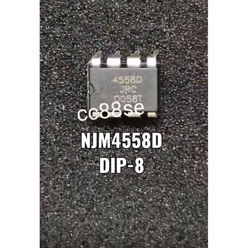 NJM4558D NJM4558 4558 DIP-8 INTERGRATED CIRCUIT IC | Shopee Malaysia