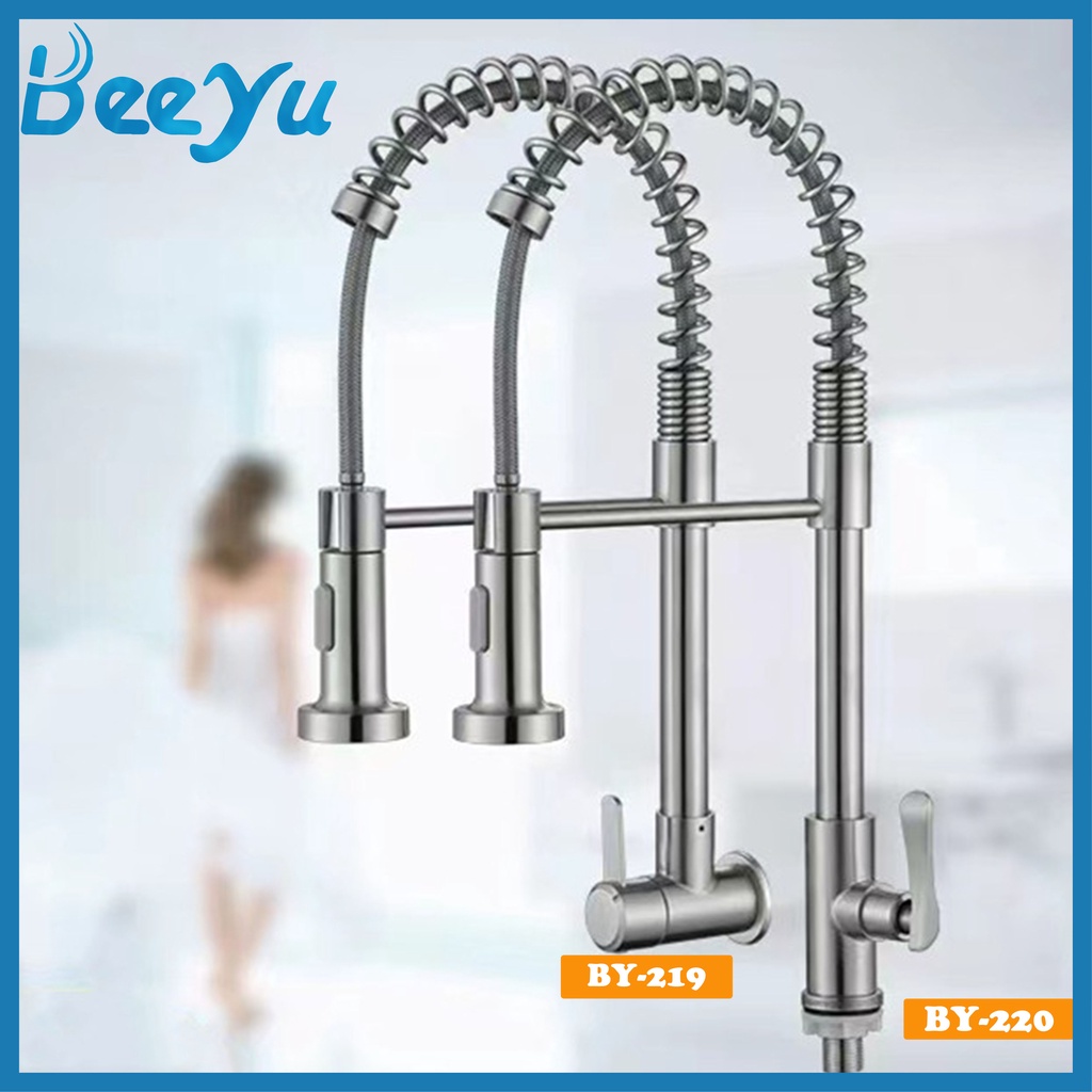 [READY STOCK] KITCHEN PULL OUT FAUCET KITCHEN SINK PILLAR WALL MOUNTED ...