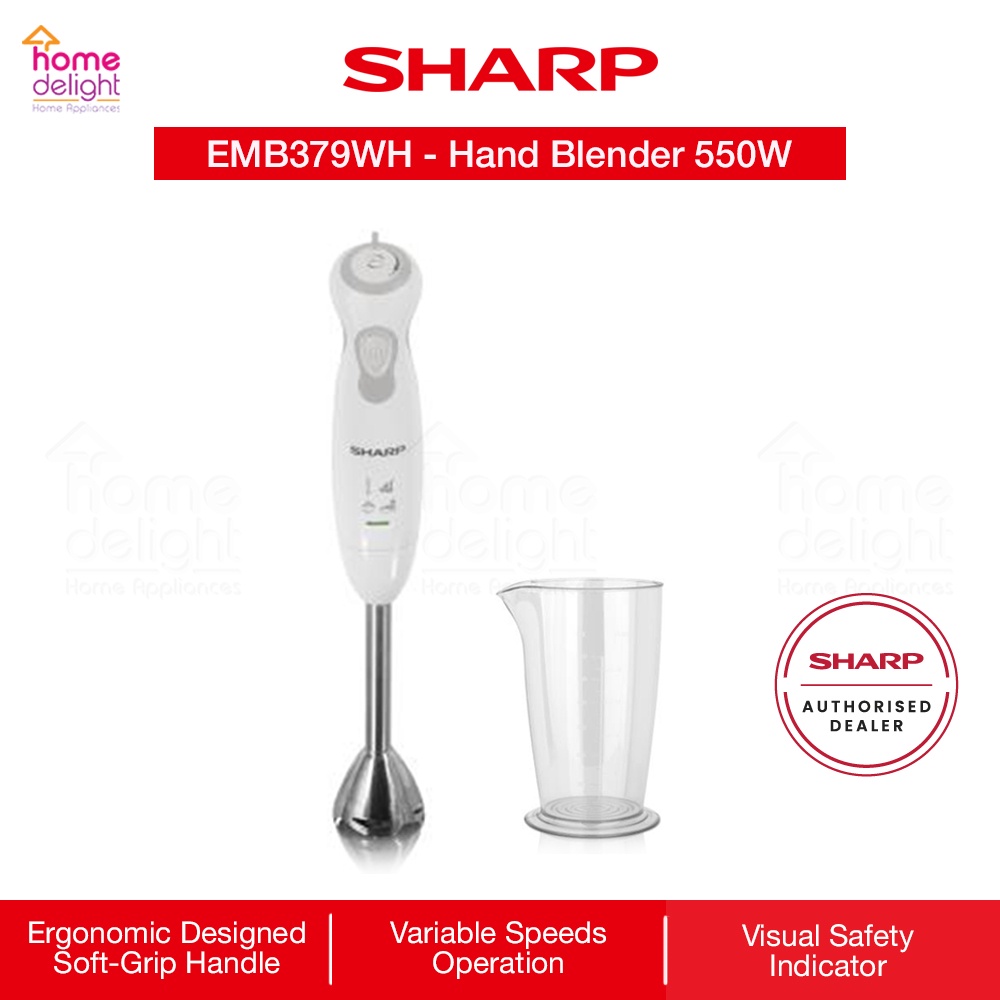 Sharp Hand Blender 550W [ EMB379WH ] | Shopee Malaysia