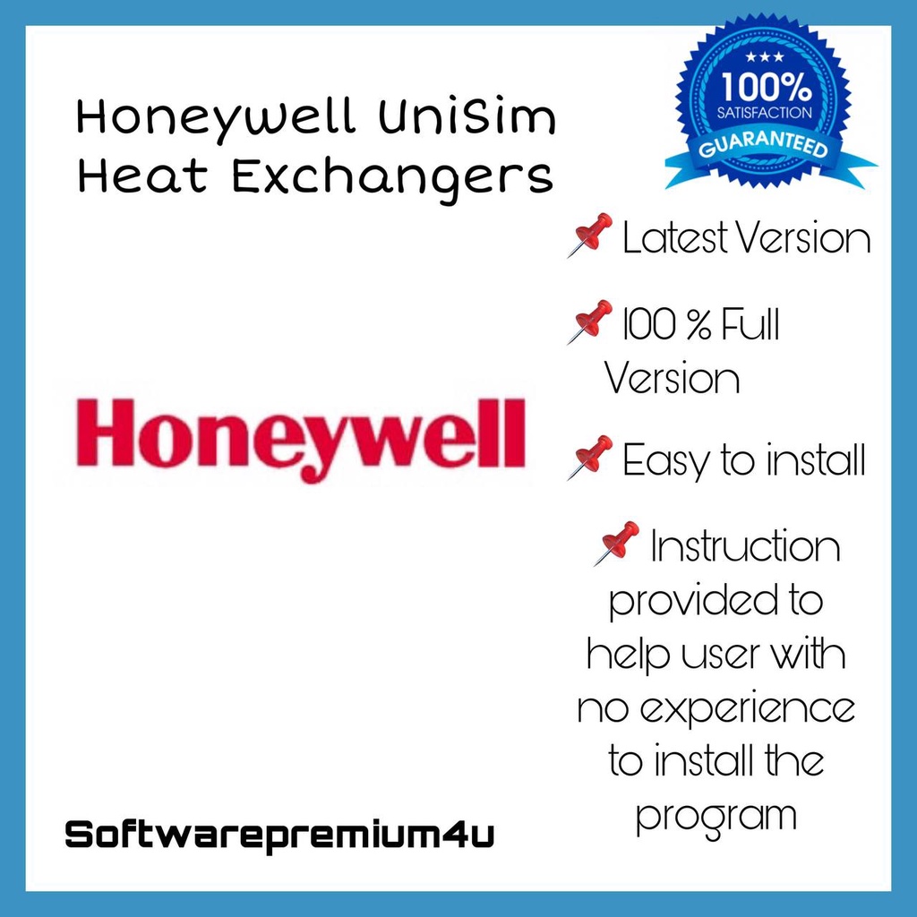 Honeywell UniSim Heat Exchangers R460.1 🔥【Latest 】🔥 | Shopee Malaysia