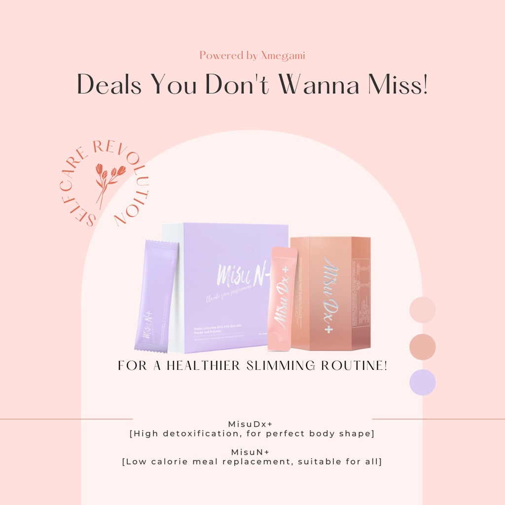 GENUINE MISU N+(MEAL REPLACEMENT) . MISU DX (DETOX) OFFICIAL | Shopee ...