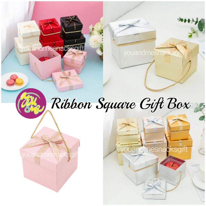 Square Gift Box /Square box /Square flower box/Square surprise box ...