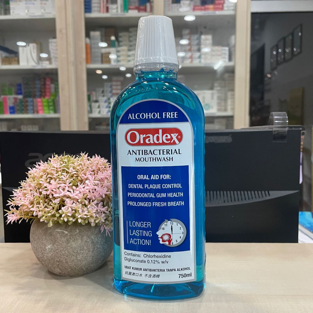 Oradex Mouthwash (Everyday/Antibacterial/Dual Action) 90ML/250ML/750ML ...