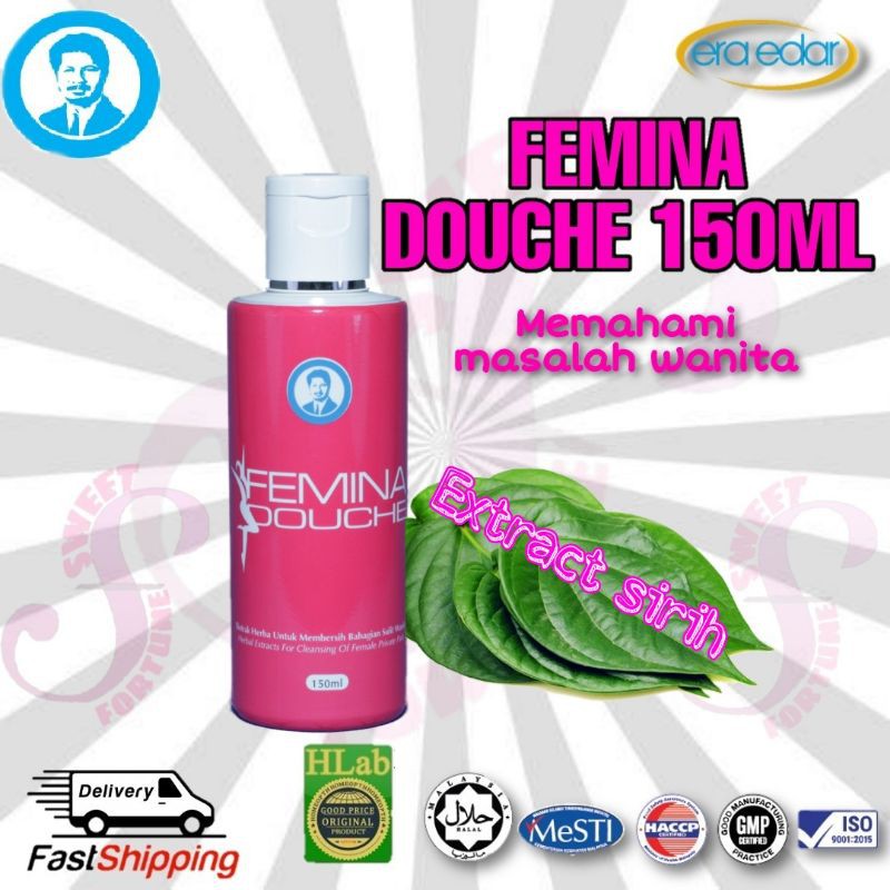 { Pencuci Wanita } FEMINA DOUCHE 150 ml ( Ektrak Sirih ) | Shopee Malaysia