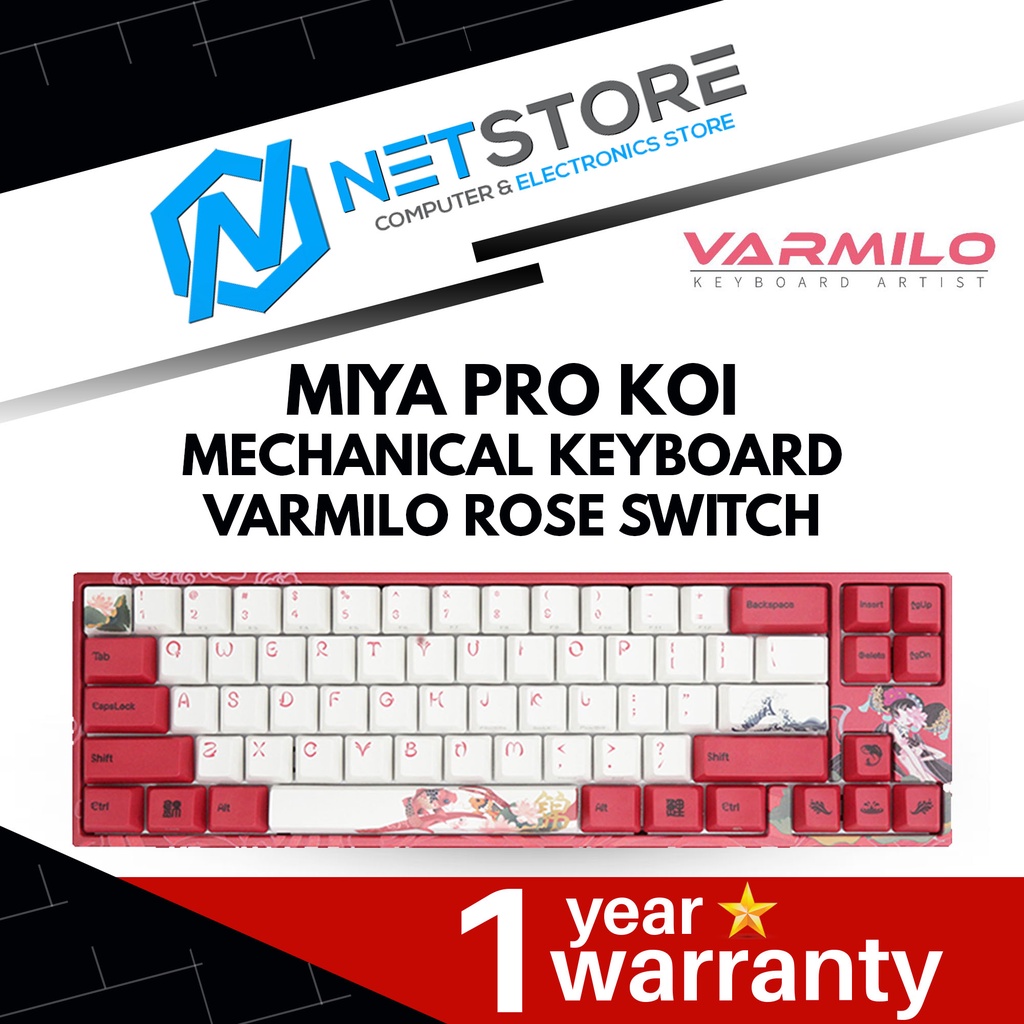 VARMILO MIYA PRO KOI MECHANICAL KEYBOARD - VARMILO ROSE SWITCH ...