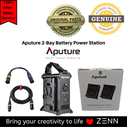 Aputure 2-Bay Battery Power Station | Shopee Malaysia