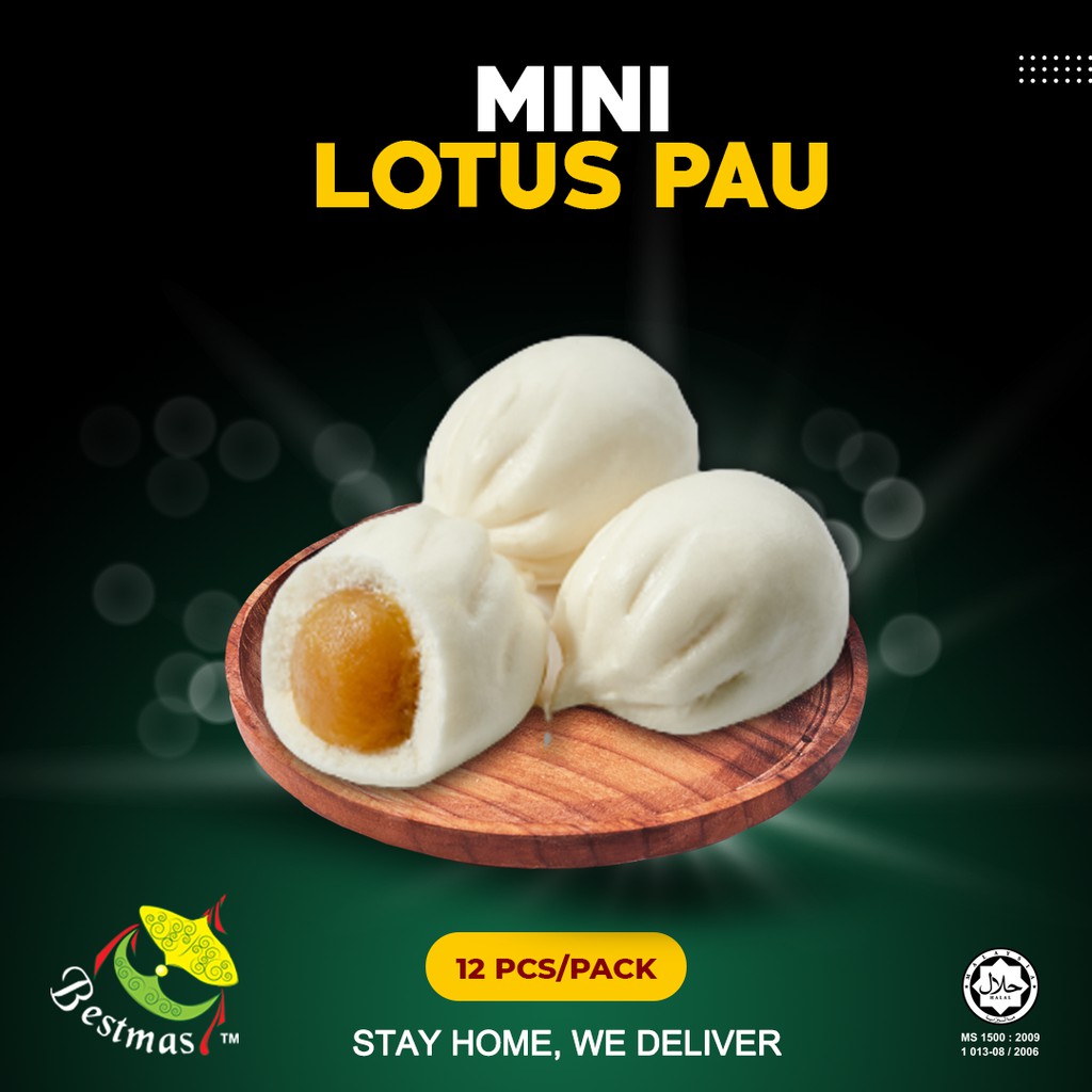 Mini Lotus Pau (12pcs) - Sweet Pau | Shopee Malaysia