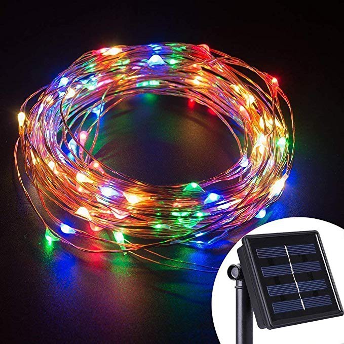 42M 400 LED Christmas Outdoor Solar Light LED Fairy String Lights ...