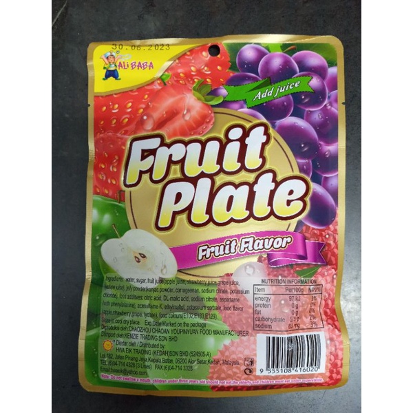 Alibaba fruit plate konjac jelly 140g | Shopee Malaysia