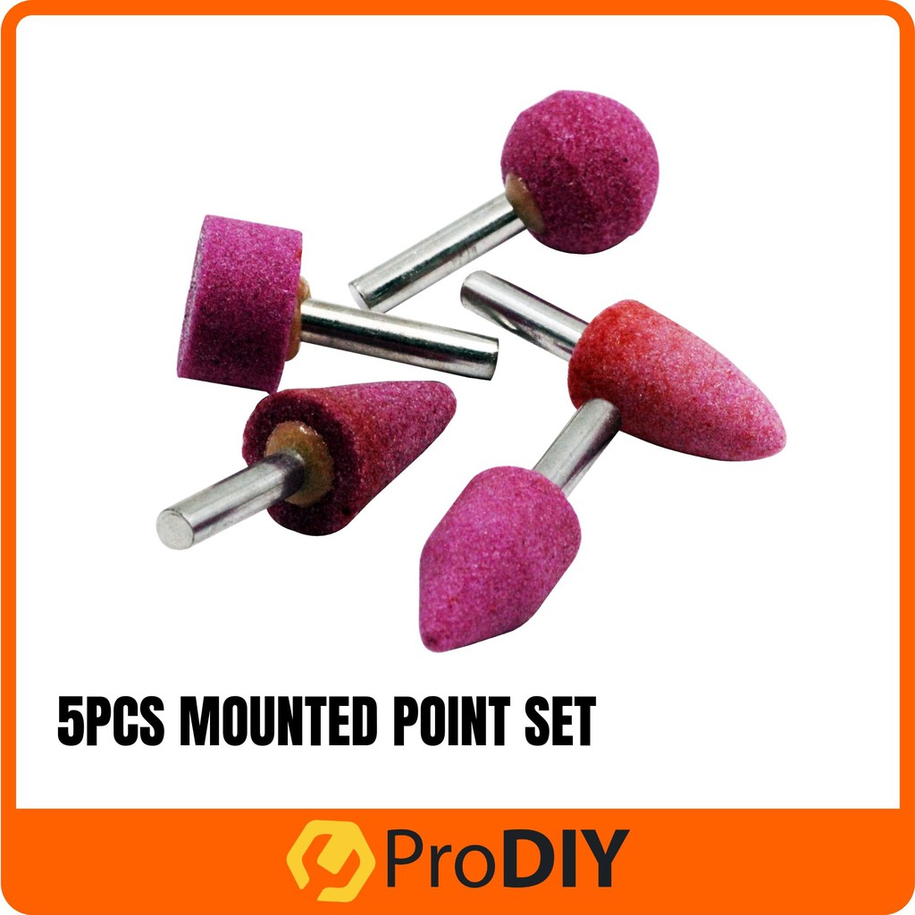 RELI ZP-1007 5pcs Mounted Point Set For Die Grinder Grinder stone ...