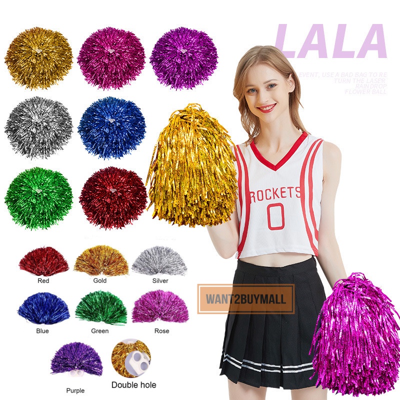 1pcs Cheerleader pompoms Ball Dress Costume Club Sport Supplies Fancy ...